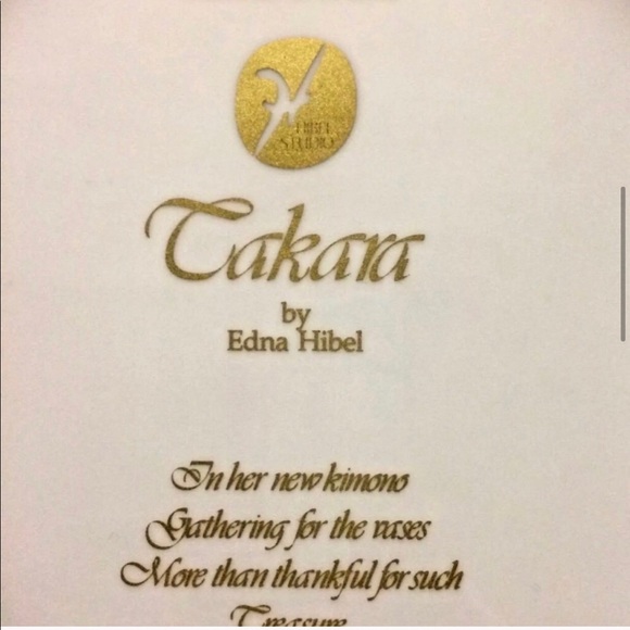 Edna Hibel | Accents | New Edna Hibel Plate Takara Arte Ovale 24k Gold ...